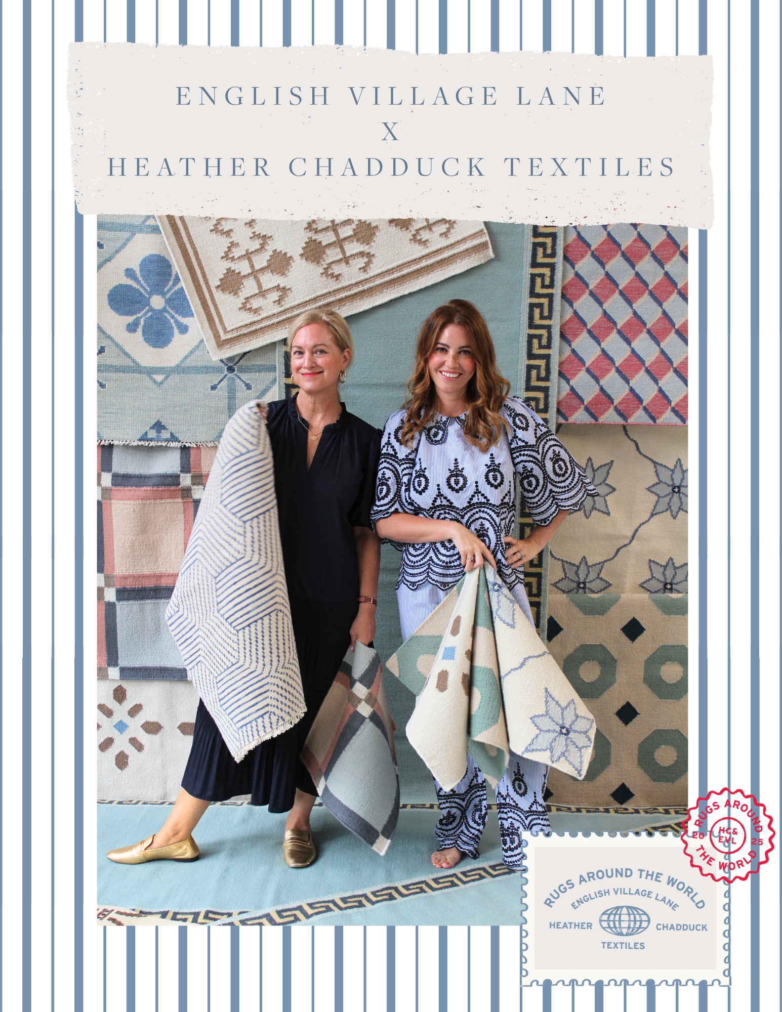 Heather Chadduck Collection: Rugs Around The World – English Village Lane